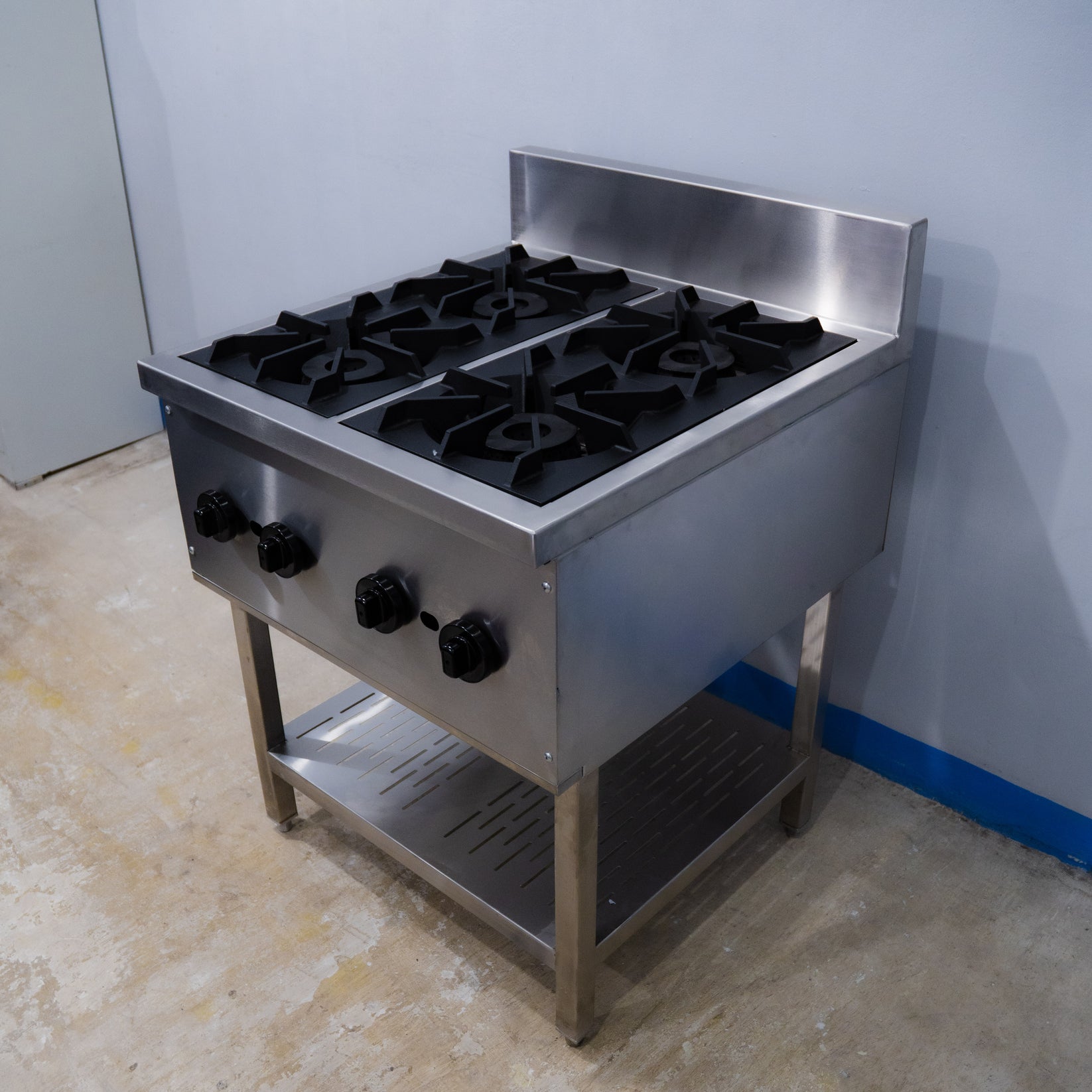 4-Top Burner with Bottom Shelf – Manila Kitchens